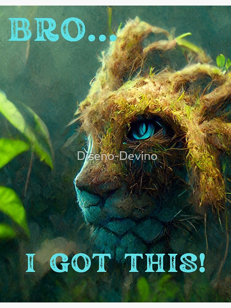 "Lion cub on the hunt" Poster for Sale by Diseno-Devino | Redbubble