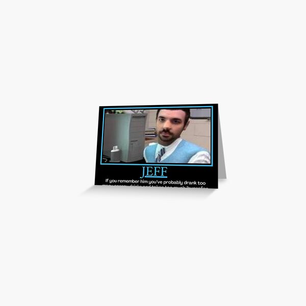 "Jeff- DoD Cyber Awareness Training Demotivational Poster" Greeting ...