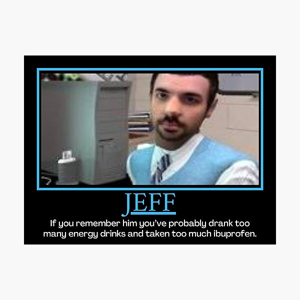 "Jeff- DoD Cyber Awareness Training Demotivational Poster" Photographic ...