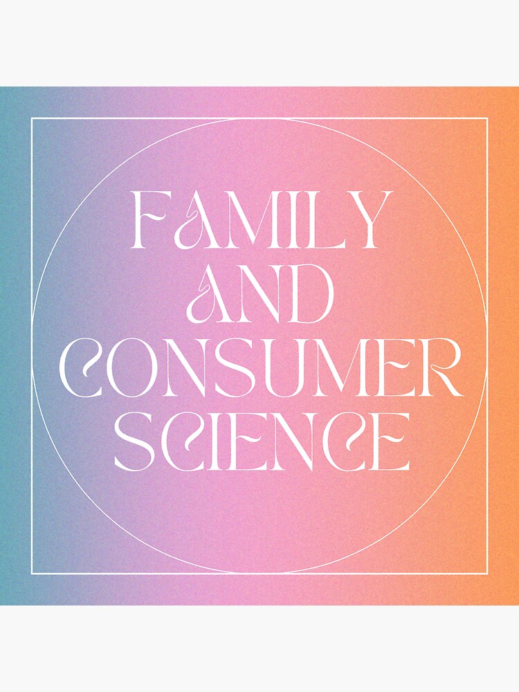 "family and consumer science teacher" Sticker for Sale by HassaneGribi ...