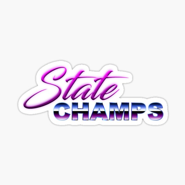 "STATE CHAMPS - Logo" Sticker for Sale by xSofiaCristinax | Redbubble