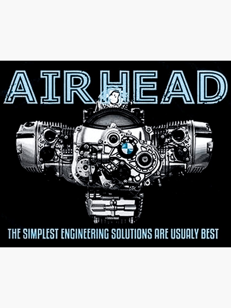 "AIRHEAD Boxer twin" Sticker for Sale by SHOP239939 | Redbubble