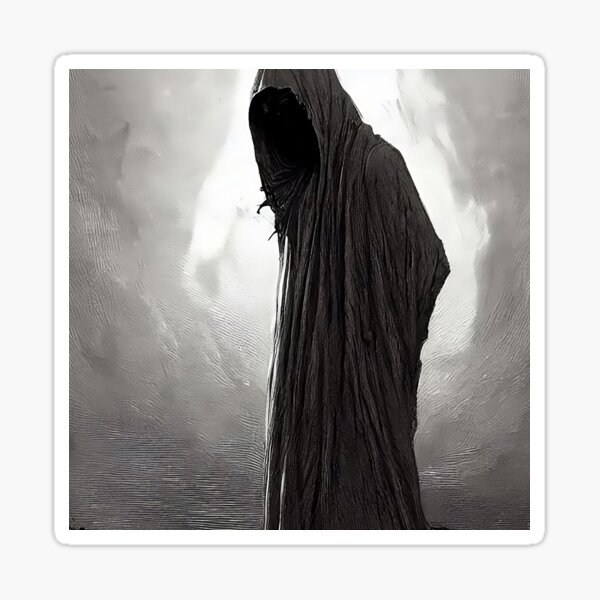 "Dark Hooded Figure" Sticker for Sale by countchrisdo | Redbubble