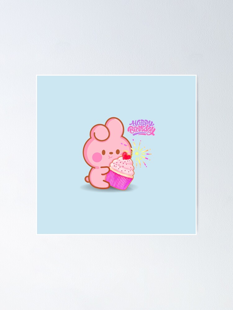 "Cute BTS BT21 minini Cooky Happy Jungkook Day Jungkook Bias stan ...