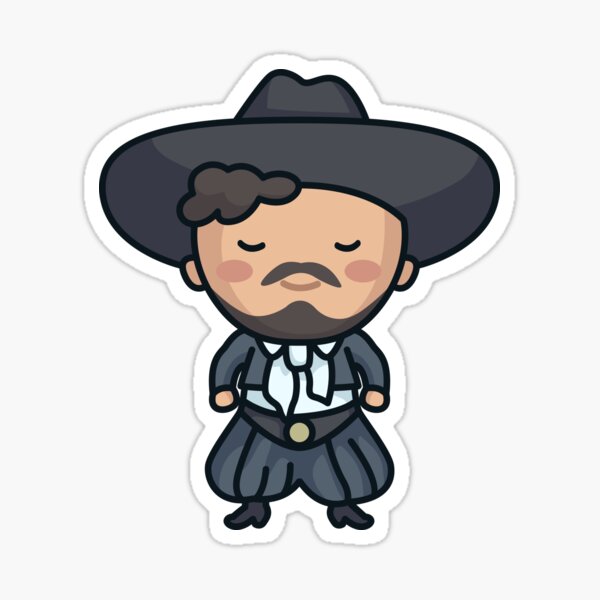 "Kawaii Cute Argentine Gaucho Cartoon" Sticker for Sale by TwoTenDesign ...