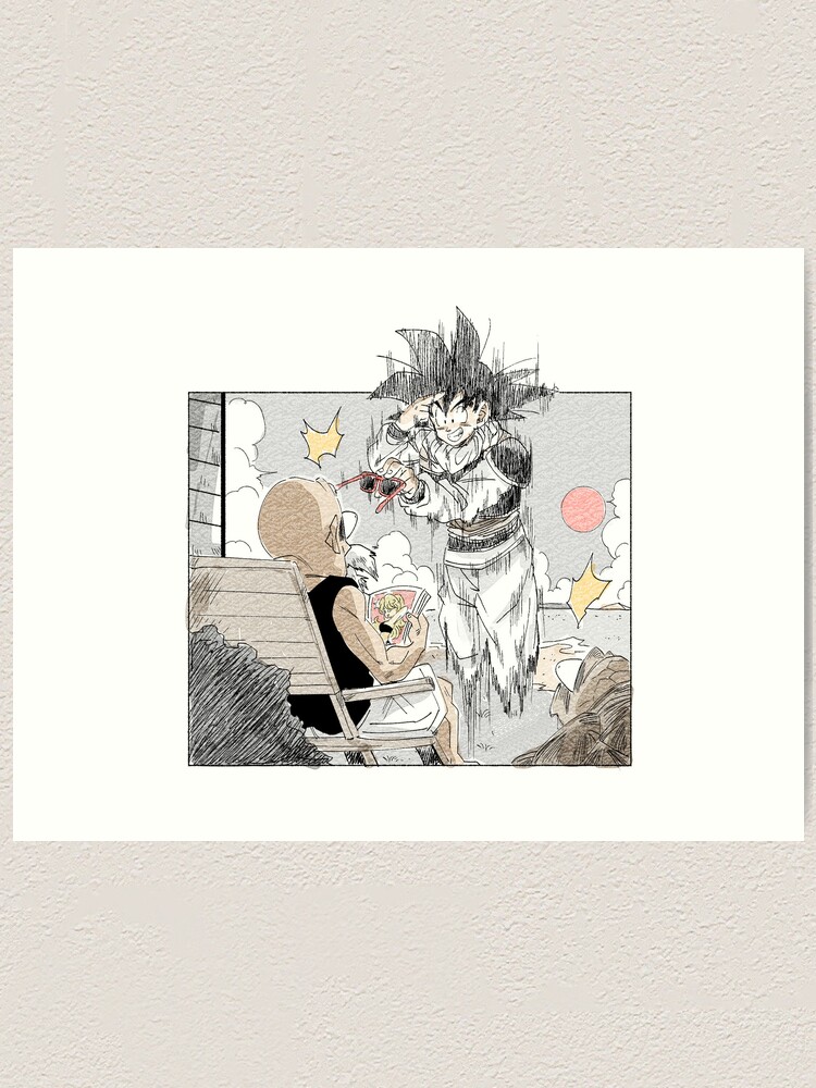 "Instant Transmission! - Dragon Ball" Art Print for Sale by Pyramid ...