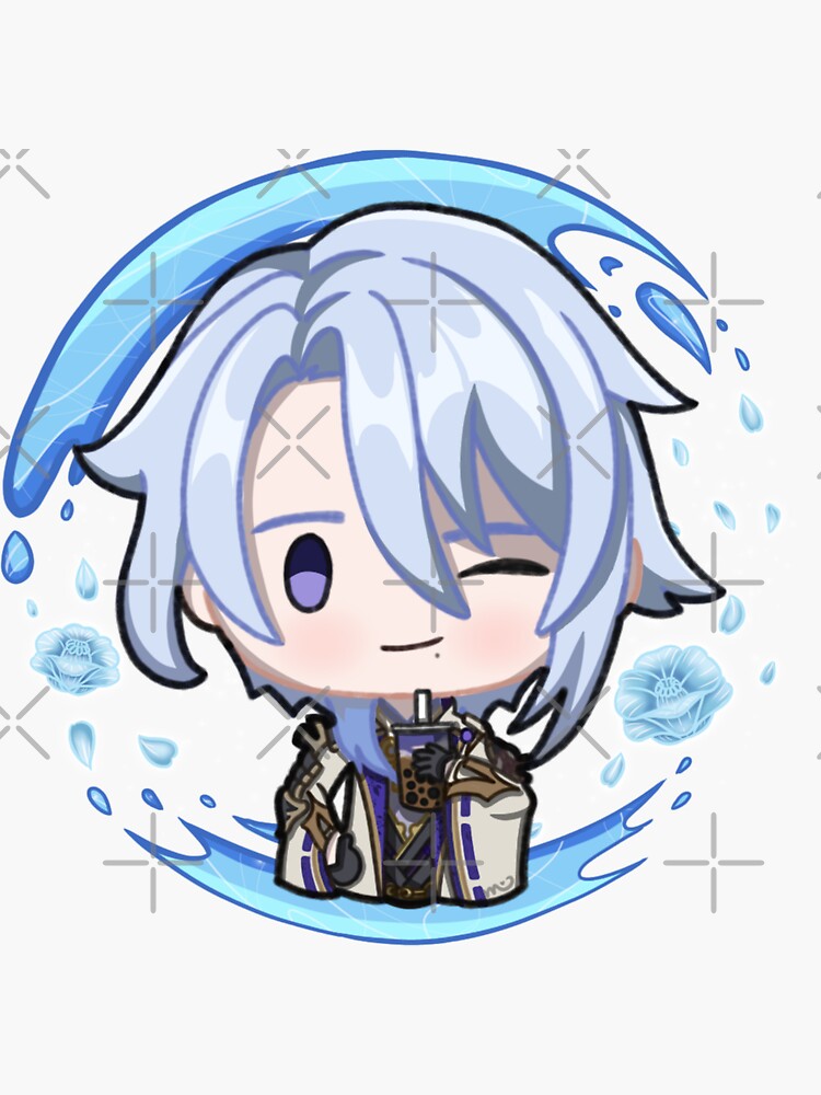 "Kamisato Ayato" Sticker for Sale by thehoomanartery | Redbubble