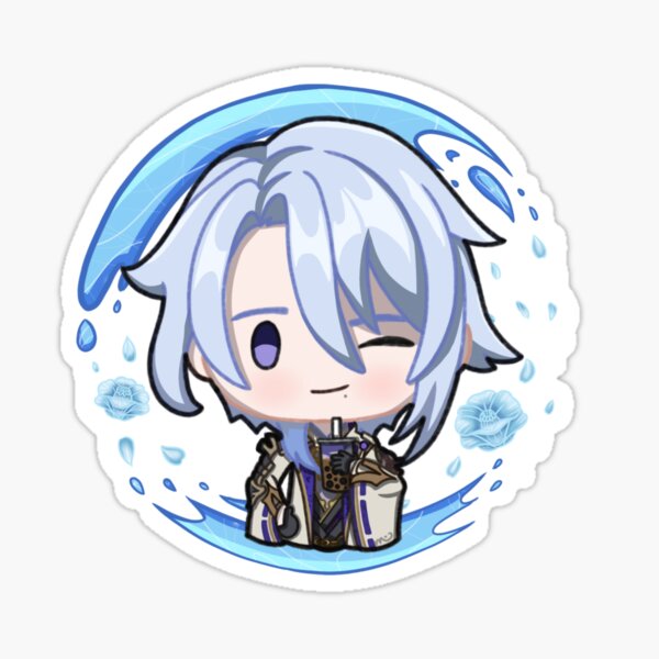 "Kamisato Ayato" Sticker for Sale by thehoomanartery | Redbubble