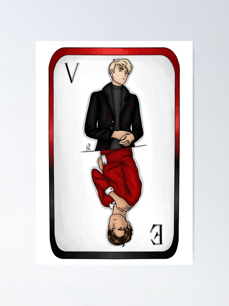 "Victor Vale and Eli Ever playing card" Poster for Sale by heronduckss ...