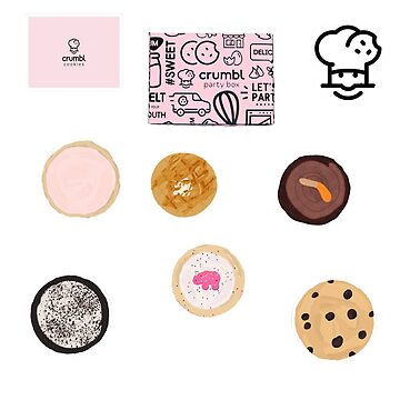 "Crumbl cookie bundle " Sticker for Sale by livimorneau2 | Redbubble