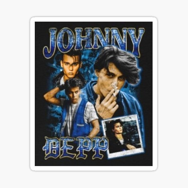 " johnny depp" Sticker for Sale by Valentinesday69 | Redbubble