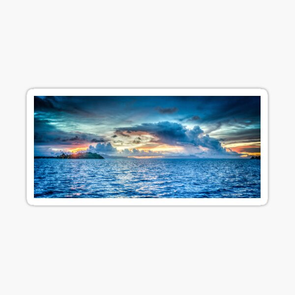 "ocean" Sticker for Sale by eleyne | Redbubble
