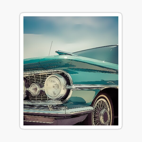 "Old Car" Sticker for Sale by Ess-Art | Redbubble