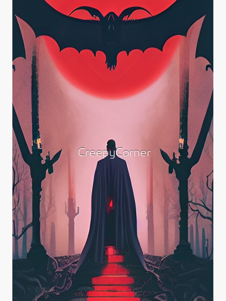 "Vampire Moon" Sticker for Sale by CreepyCorner | Redbubble