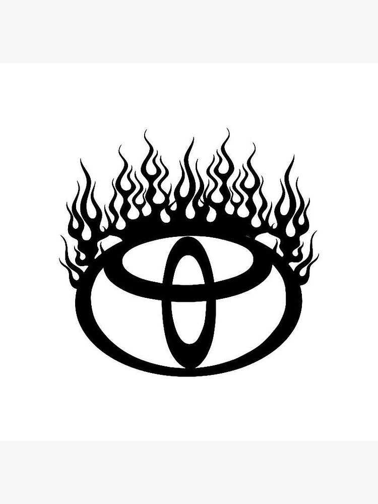 "Toyota logo design " Sticker for Sale by EmiratesToday | Redbubble