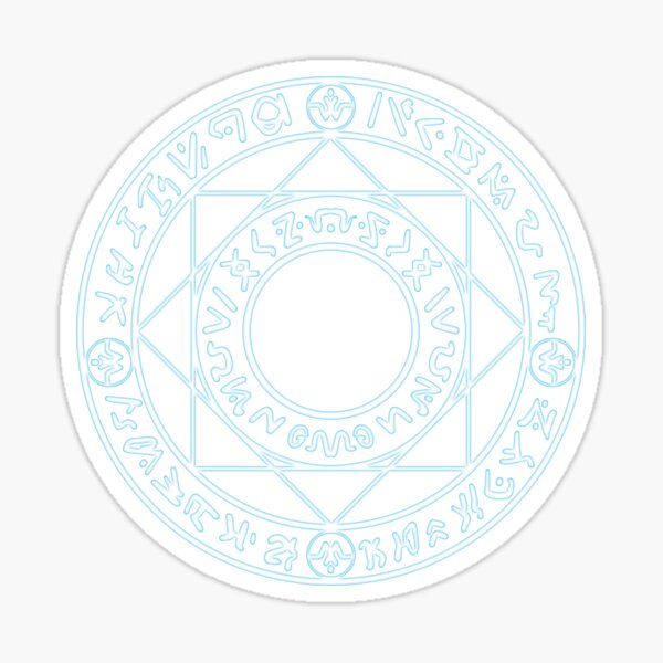 "Black Clover - Trap Magic Circle" Sticker for Sale by Nakoyeh | Redbubble