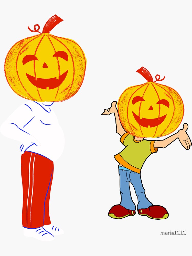 " SCARY FATHER AND SON PUMPKINHEAD. " Sticker for Sale by marie1919 ...