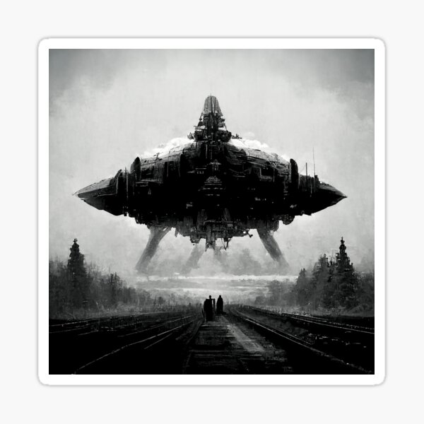 "The Arrival" Sticker for Sale by circa | Redbubble