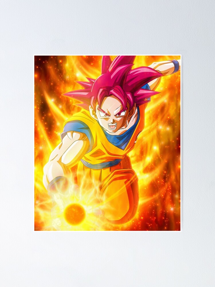 "Dragon ball super Goku SSG" Poster for Sale by DaturaSnake | Redbubble