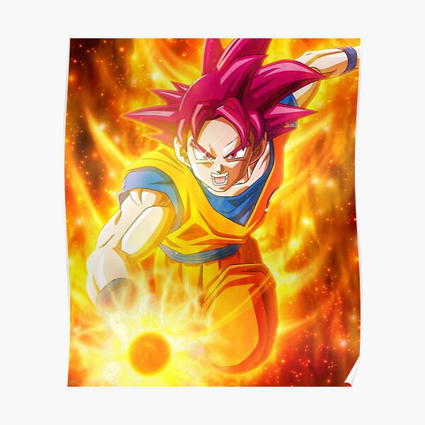 "Dragon ball super Goku SSG" Poster for Sale by DaturaSnake | Redbubble