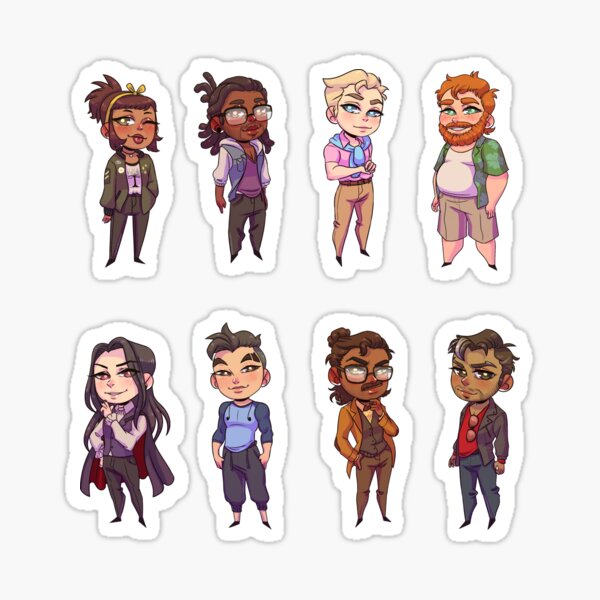"Dream Daddy Stickers" Sticker by lagunanegra | Redbubble