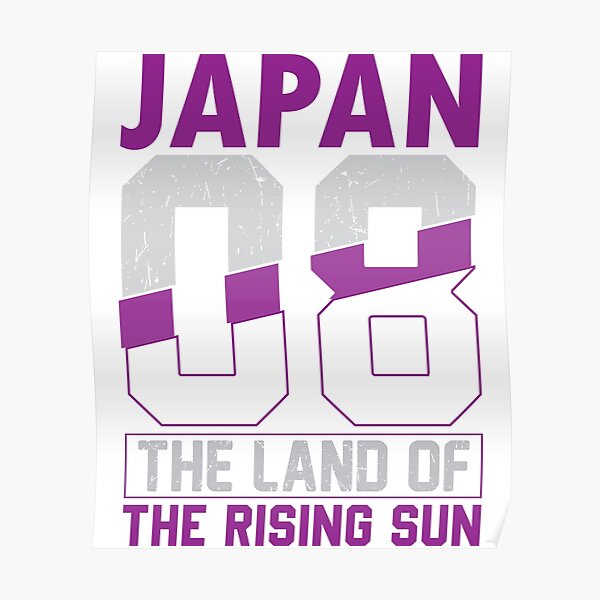 "Cool Japan Retro Art The Land Of Rising Sun " Poster for Sale by ...