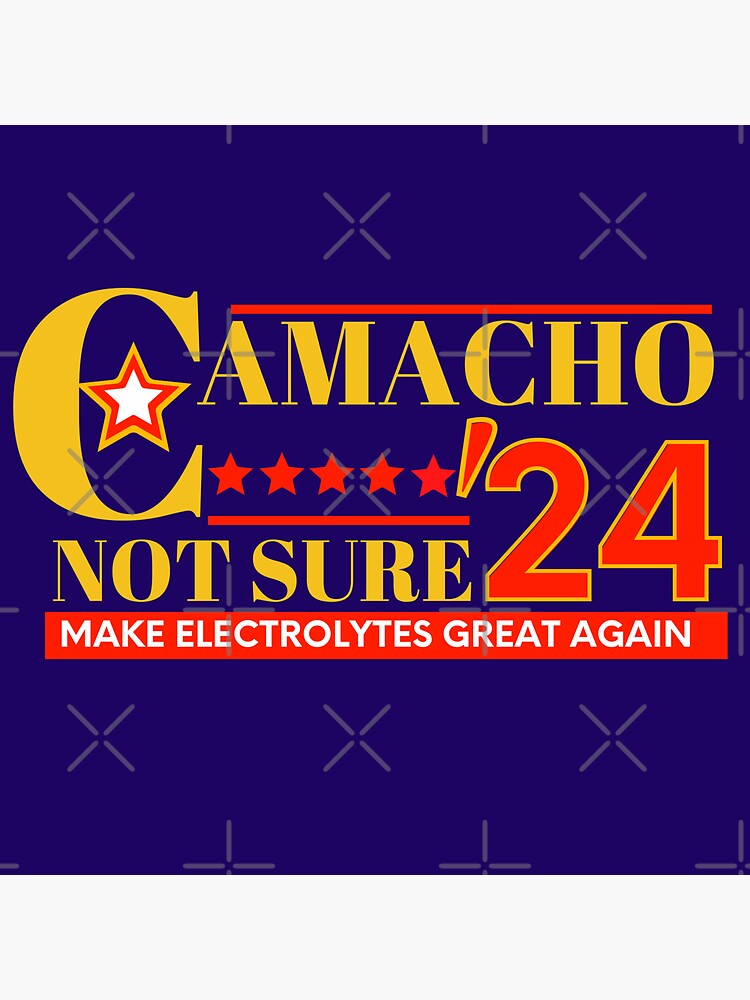 "Camacho For President Election Campaign of 2024 (White x Gold x Red ...