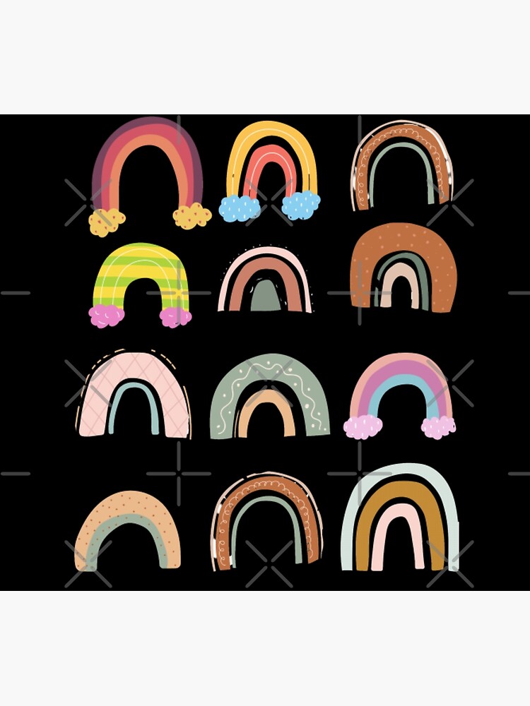 "Rainbow - in earthy colors" Poster for Sale by Souhailamomo19 | Redbubble