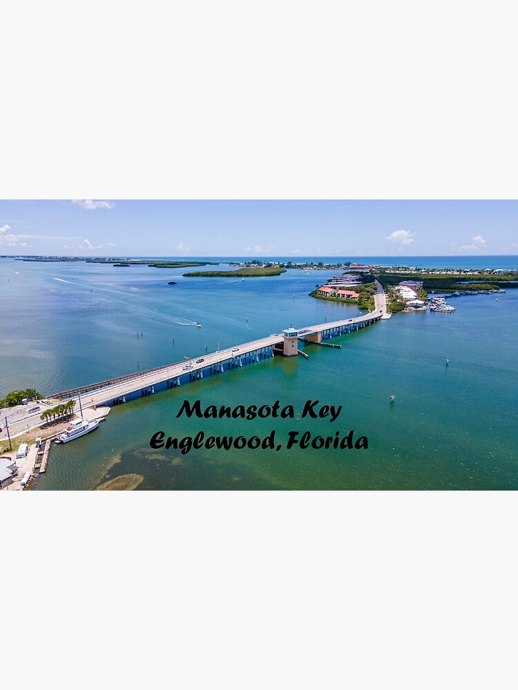 "Manasota Key Bridge Aerial Photo (Tom Adams Bridge)" Art Print for ...