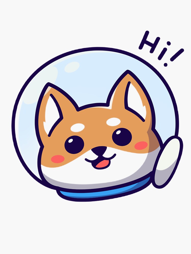 "alien dog says hello" Sticker for Sale by LaSalvador | Redbubble