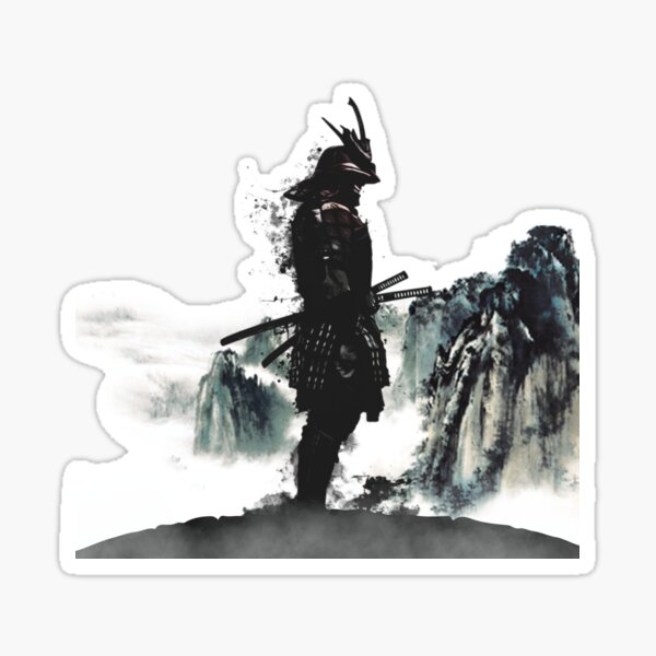 "Ancient Japanese Warrior" Sticker for Sale by Nakikej | Redbubble