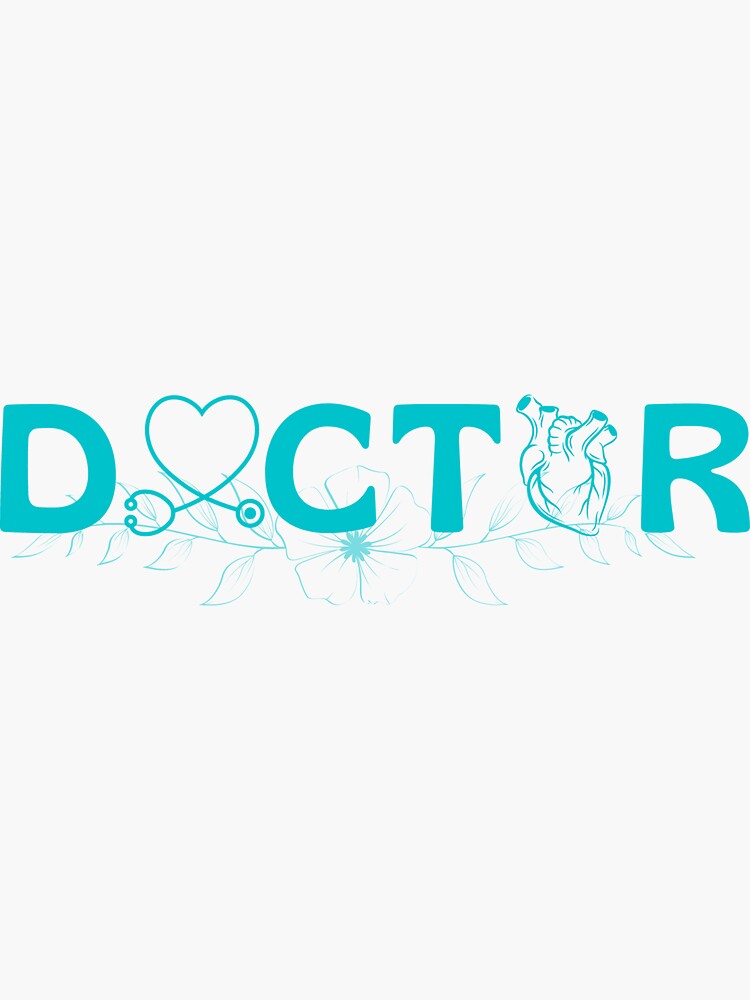 "Doctor design for doctors and medical students." Sticker for Sale by ...