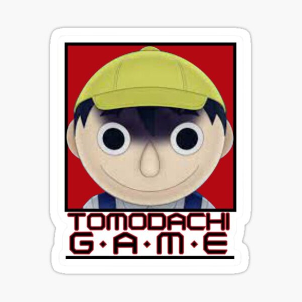 " tomodachi game" Sticker for Sale by anime-022 | Redbubble