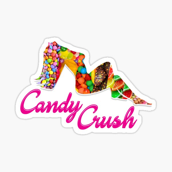 "Candy Crush" Sticker for Sale by AAAkiFashion | Redbubble