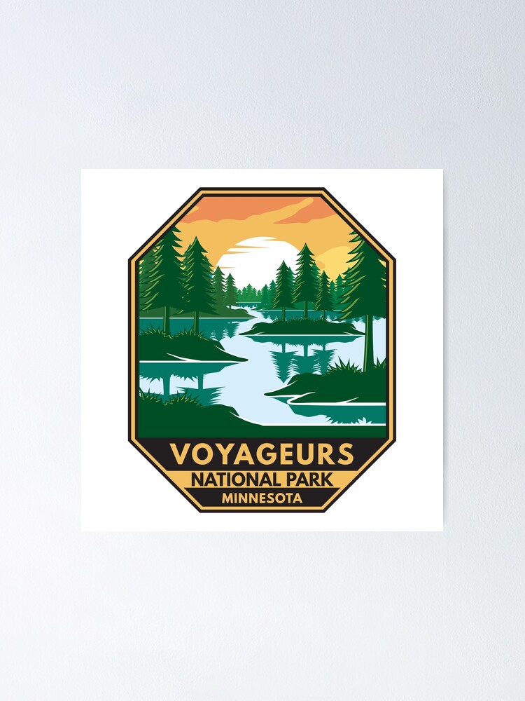 "Voyageurs National Park Minnesota Emblem" Poster for Sale by ...