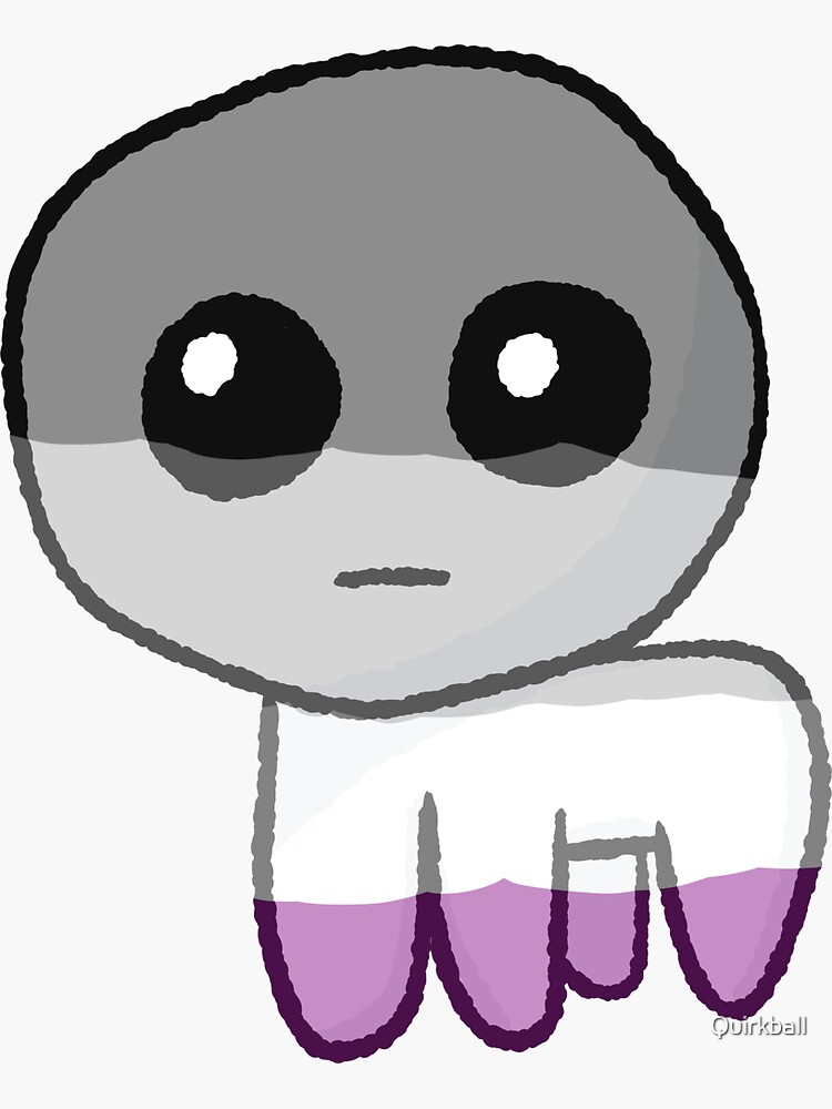 "TBH Autism Creature Aseuxal Pride Flag" Sticker for Sale by Quirkball ...