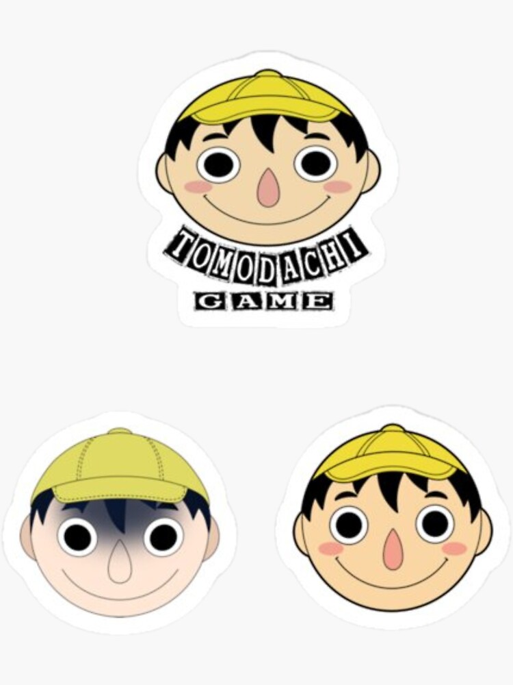 " tomodachi game" Sticker for Sale by anime-022 | Redbubble