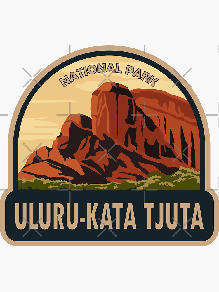 "Uluru-Kata Tjuta National Park Australia" Sticker for Sale by ...