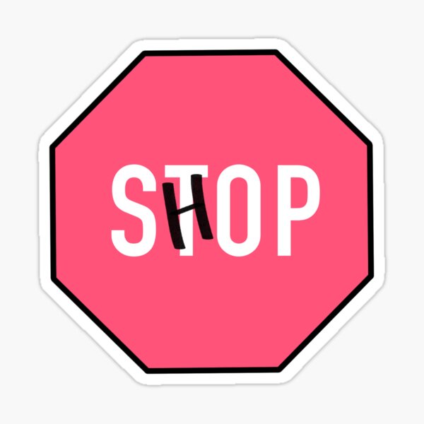 "SHOP SIGN" Sticker for Sale by AHTdesigns | Redbubble