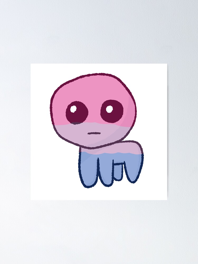 "TBH Autism Creature Bisexual Pride Flag" Poster for Sale by Quirkball ...