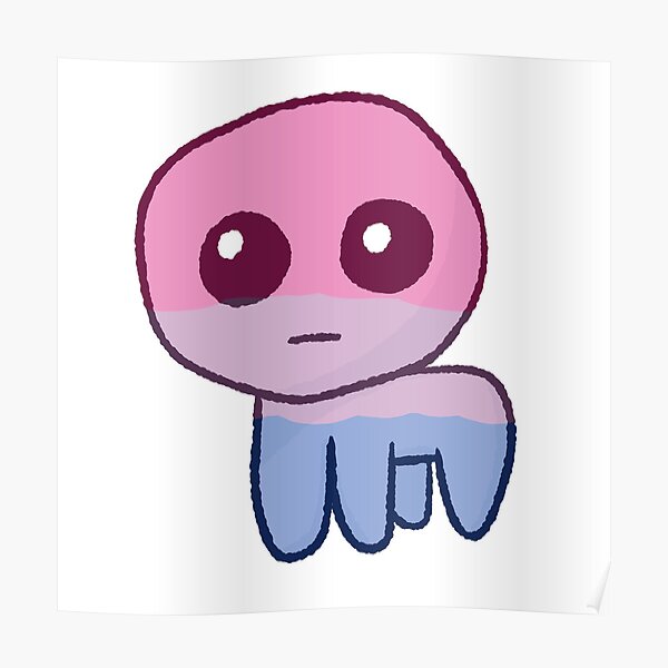 "TBH Autism Creature Bisexual Pride Flag" Poster for Sale by Quirkball ...