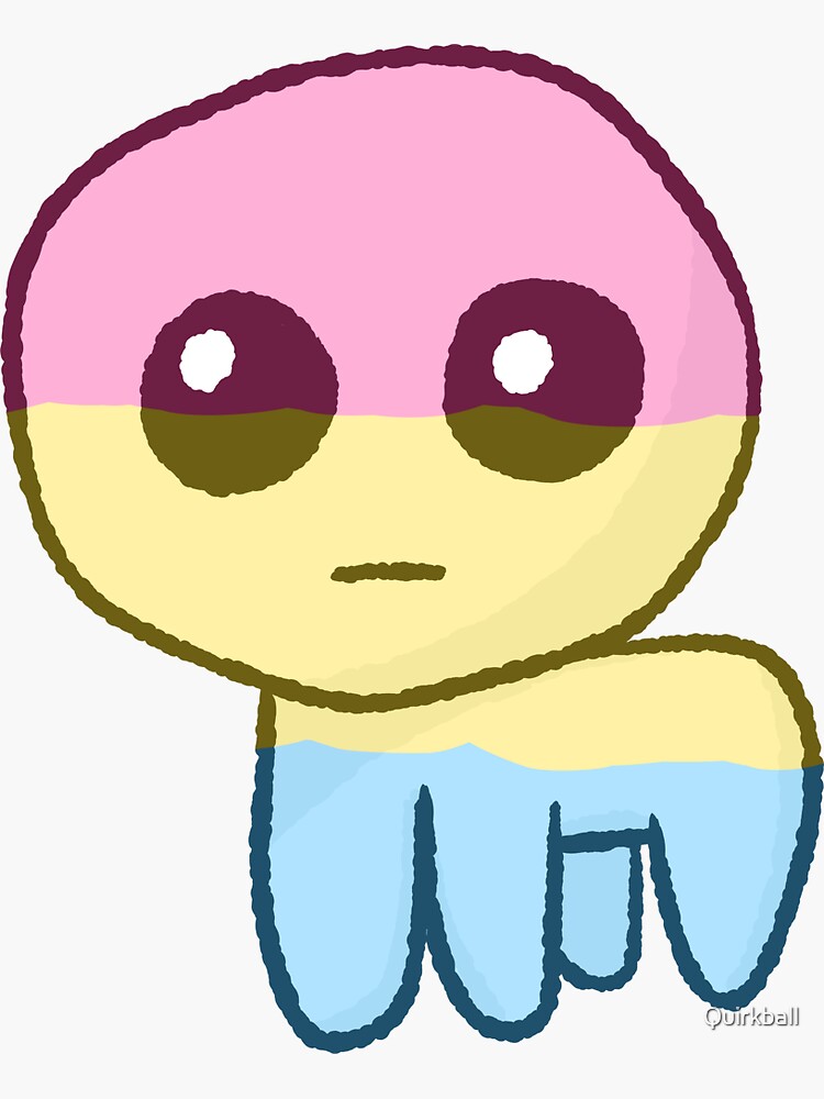 "TBH Autism Creature Pansexual Pride Flag" Sticker for Sale by ...