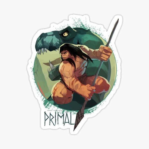 "Primal Tyrannosaurus" Sticker for Sale by mayonga148 | Redbubble