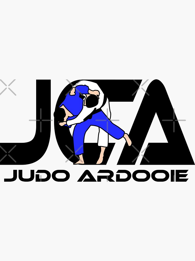 "Judo logo drawing" Sticker for Sale by Blondiabshop | Redbubble