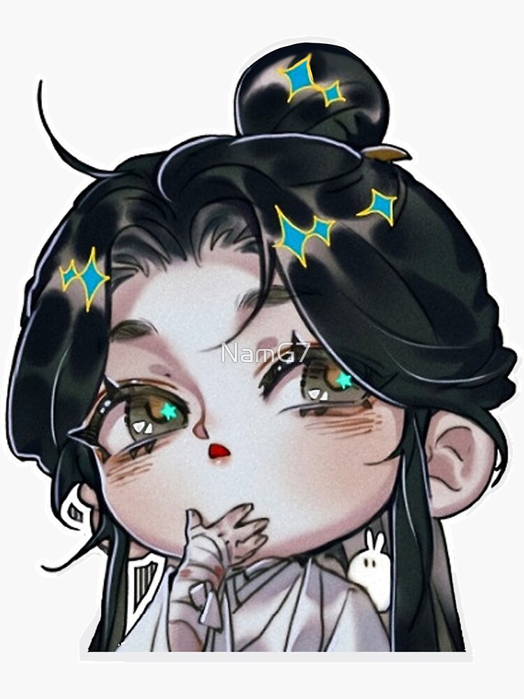 "Xie lian cute chibi heaven official's blessing manhua " Sticker for ...
