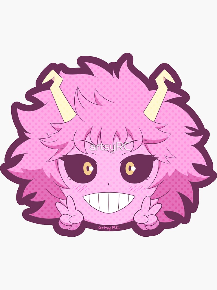 "Chibi Mina" Sticker by artsyRC | Redbubble