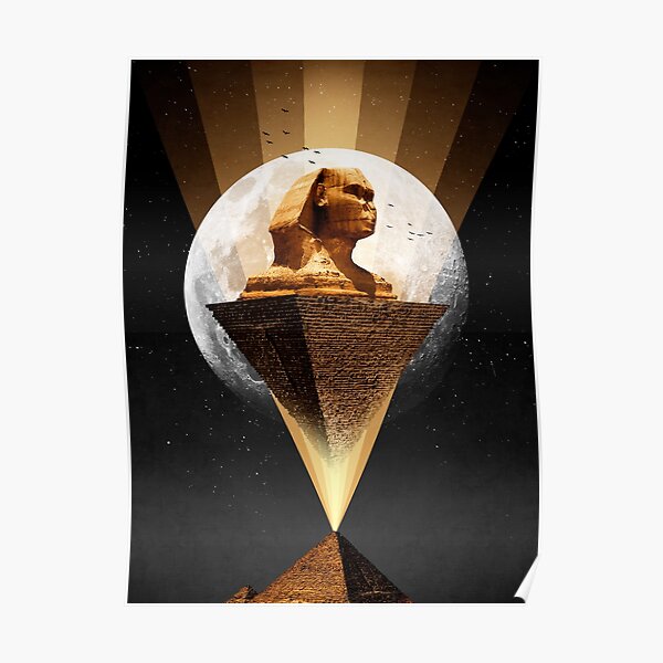"Great Sphinx of Giza, Pyramid, Egypt, " Poster for Sale by ...