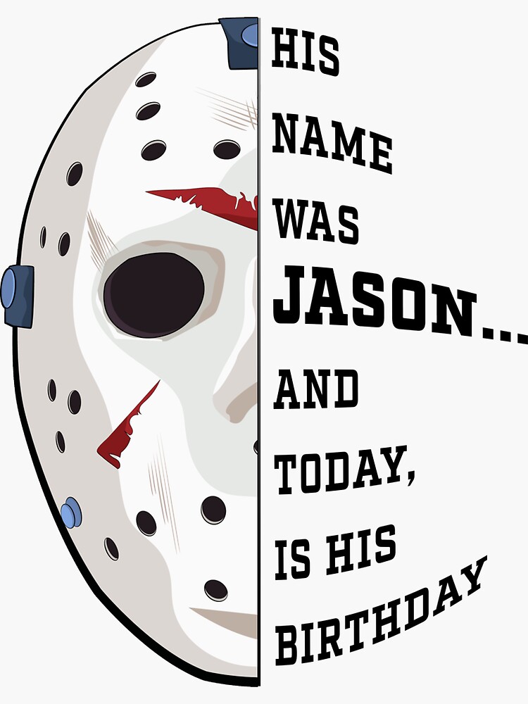 "Jason Voorhees" Sticker for Sale by Theworldofc | Redbubble