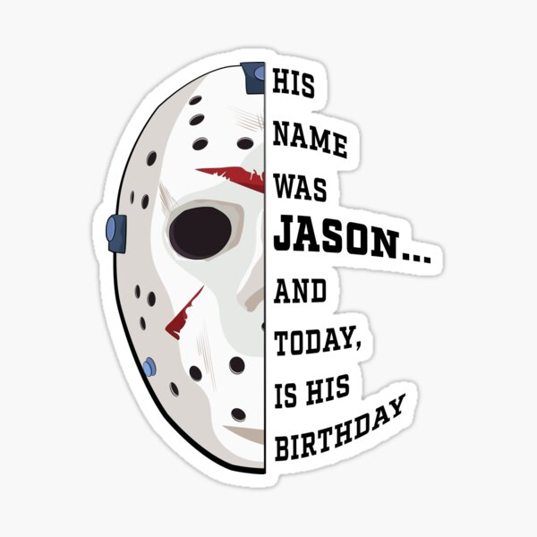 "Jason Voorhees" Sticker for Sale by Theworldofc | Redbubble