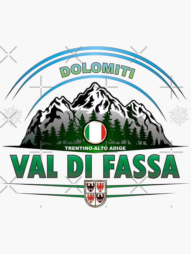 Val Di Fassa Trentino Alto Adige Sticker For Sale By Soulsafe Redbubble